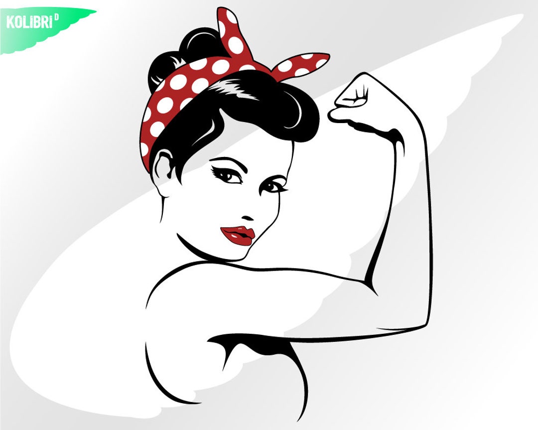 Rosie Svg – Rosie the Riveter Svg – Rosie Clipart – Bandana Svg – Rosie ...