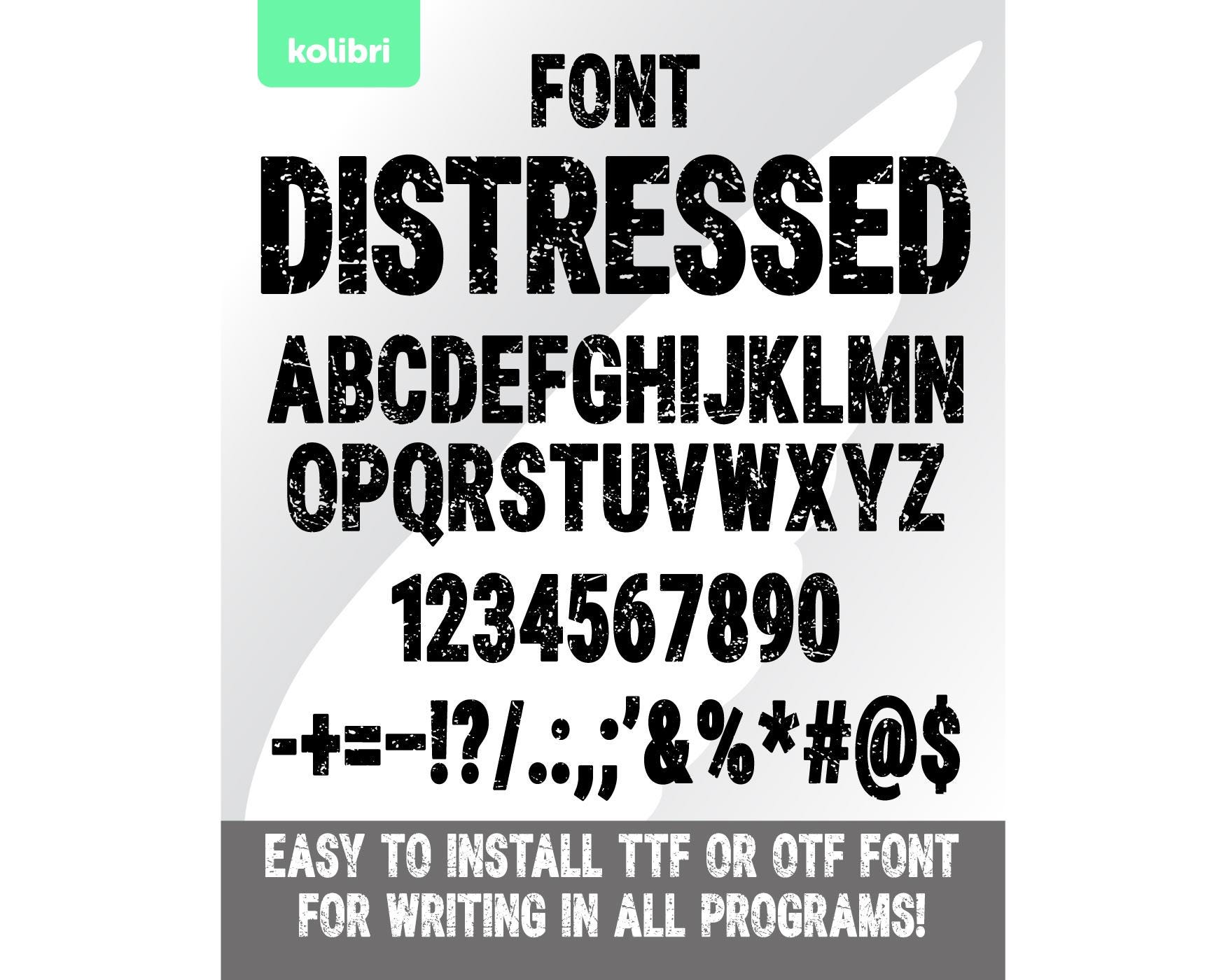 Distressed Font Svg – Distressed Svg – Grunge Svg – Alphabet Letters ...