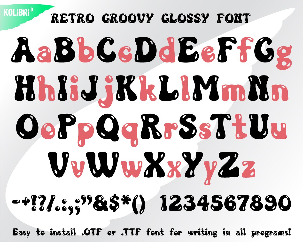 Groovy Font Svg Retro Font Svg Vintage Svg Alphabet - Etsy Australia