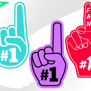 Number 1 Svg – Finger Clipart – One Svg – One Sign Svg – #1 Fan Svg ...