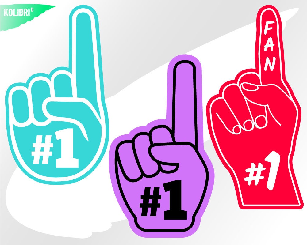 Number 1 Svg Finger Clipart One Svg One Sign Svg 1 - Etsy UK
