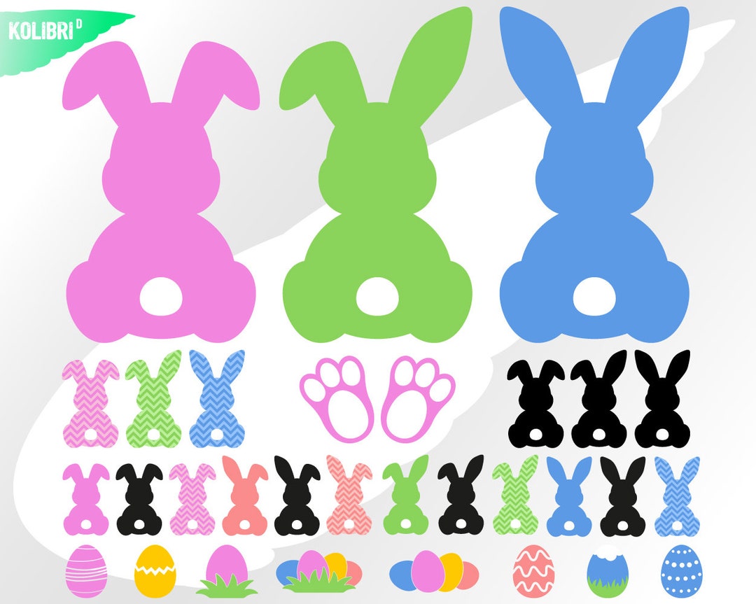 Bunny Svg Easter Bunny Svg Easter Bunnies Svg Bundle - Etsy