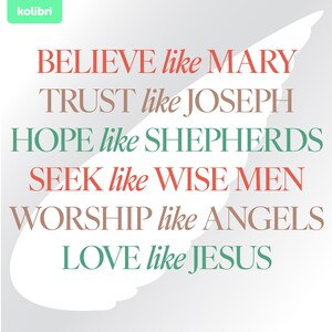 Believe Like Mary Svg – Christmas Svg – Nativity Svg – True Story Svg ...