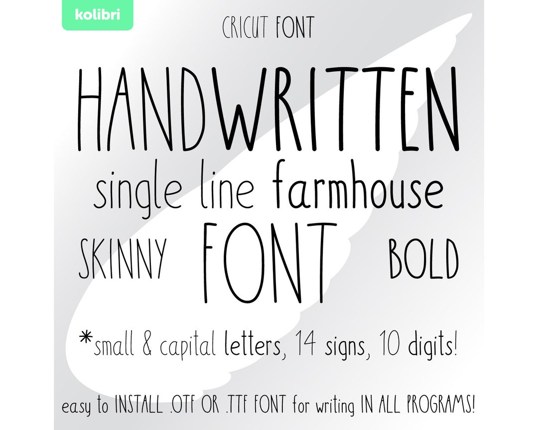 Handwriting Font – Cami Rae Single Line Font – Bold Otf, Ttf Font ...