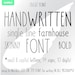 Handwriting Font – Cami Rae Single Line Font – Bold Otf, Ttf Font ...