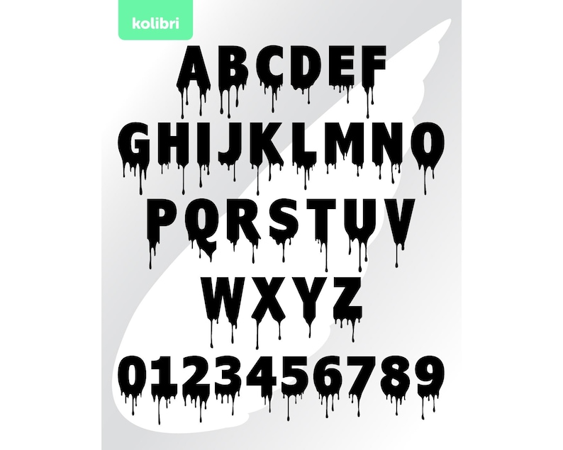 Dripping Letters Svg – Dripping Svg – Saucy Svg – Alphabet Text Svg ...