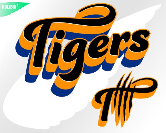 Tigres svg Tigers clipart Equipo deportivo svg Garras - Etsy México