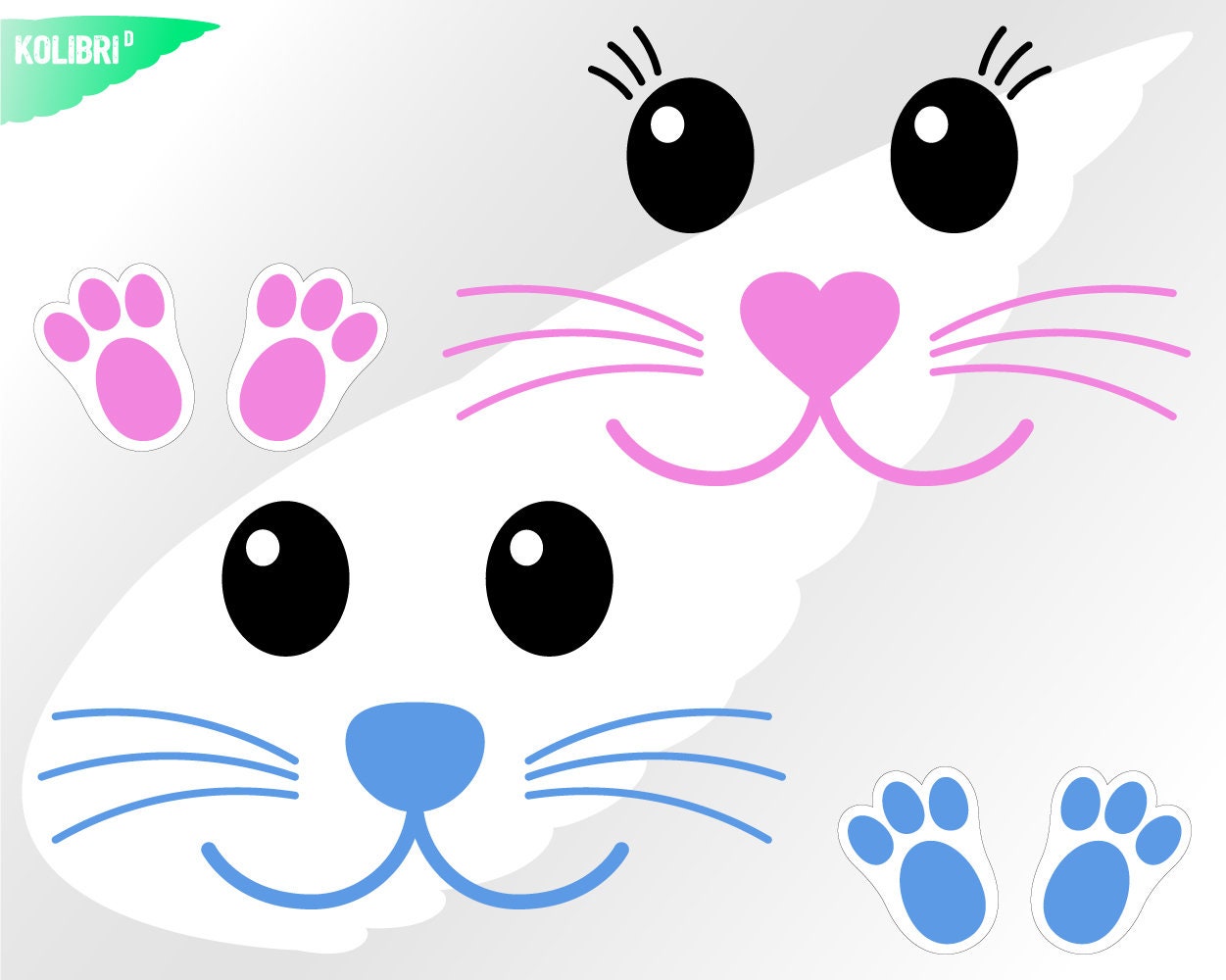 Eyes Clip Art Easter Bunny