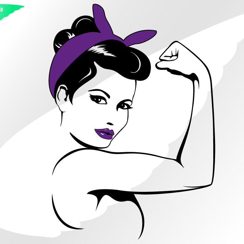 Rosie the Riveter Svg - Etsy