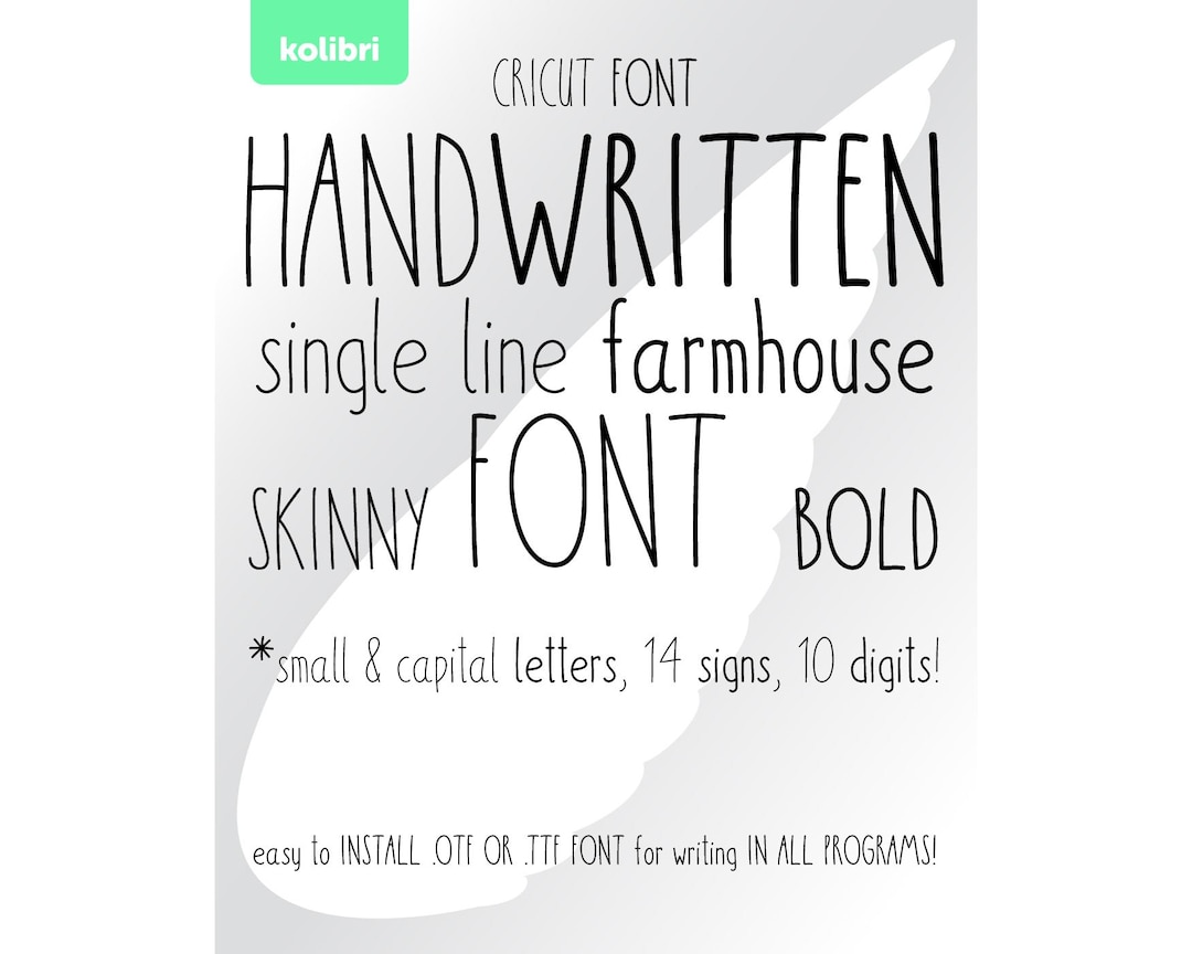 Handwriting Font – Cami Rae Single Line Font – Bold Otf, Ttf Font ...