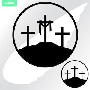 Calvary Cross Svg – Calvary Svg – Jesus Svg – Three Crosses Svg ...
