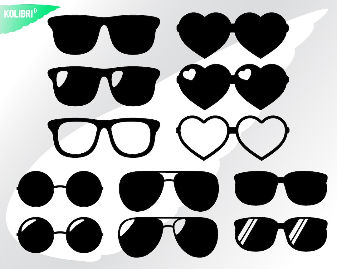 Sunglasses Svg – Shades Svg – Sunglasses Clipart – Bundle Svg – Glasses ...