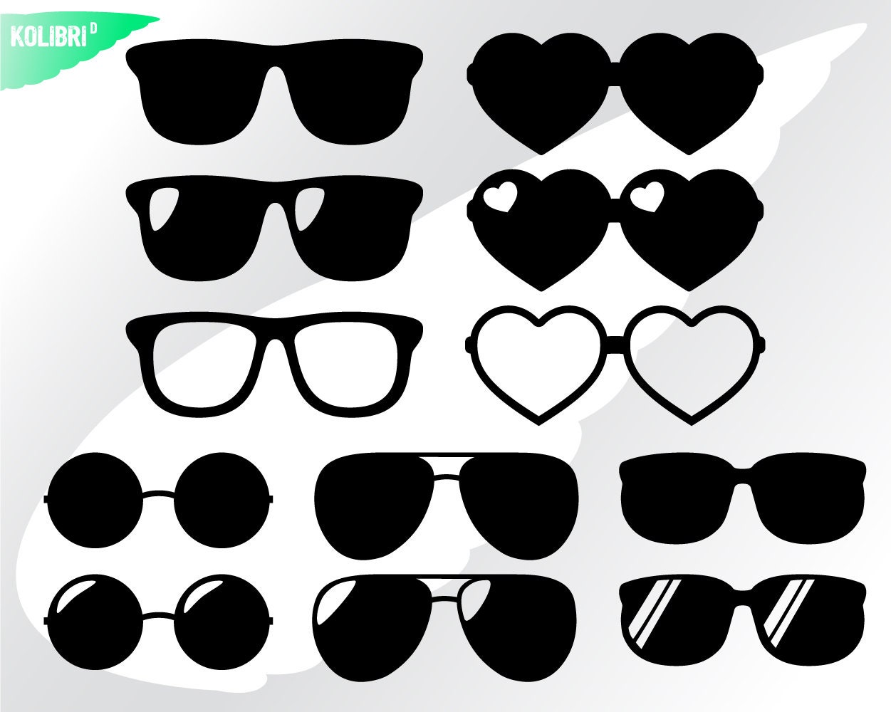Sunglasses Svg – Shades Svg – Sunglasses Clipart – Bundle Svg – Glasses ...