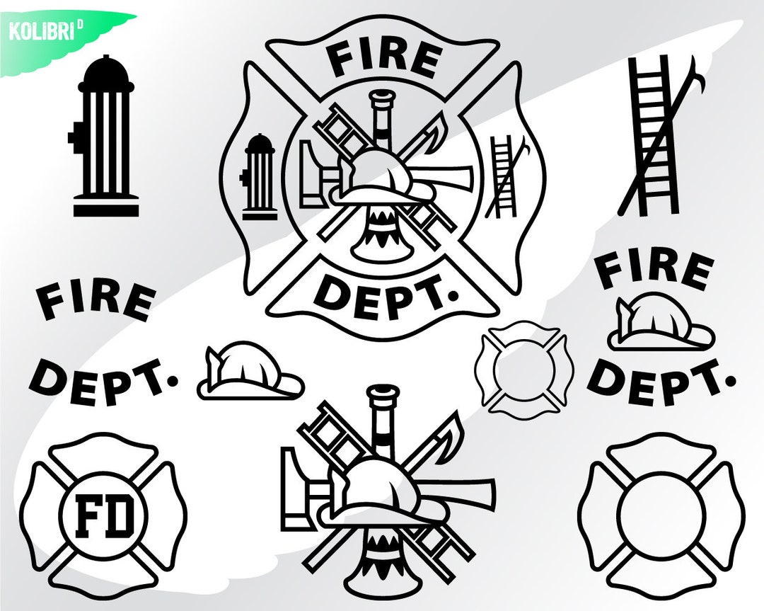 Fire Svg Firefighter Svg Fireman Svg Fire Department Svg - Etsy