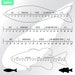 Fish Ruler Svg – Fish Ruler Clipart – Fish Svg – Fish Clipart – Fishing ...