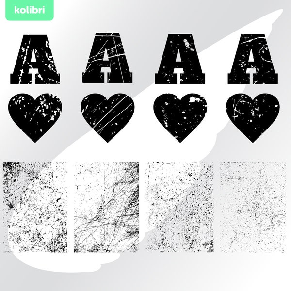 Distressed Svg Overlay - Etsy