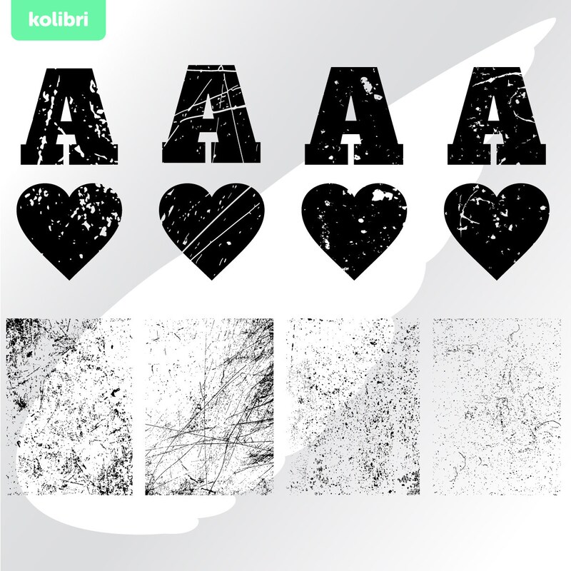 Distressed Svg Overlay - Etsy