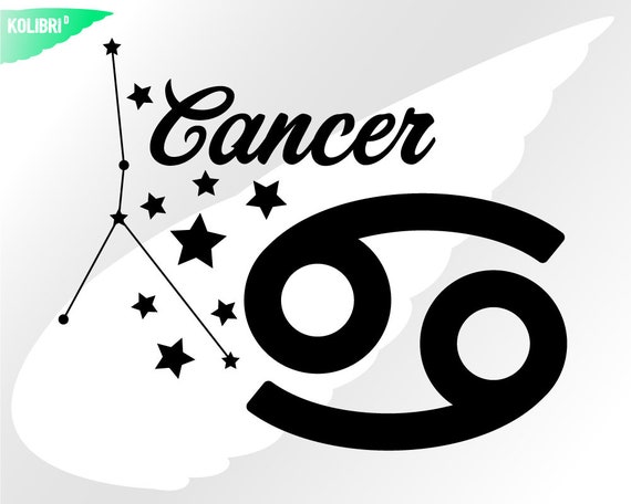 Cancer Svg Zodiac Svg Horoscope Svg Stars Svg Cancer - Etsy