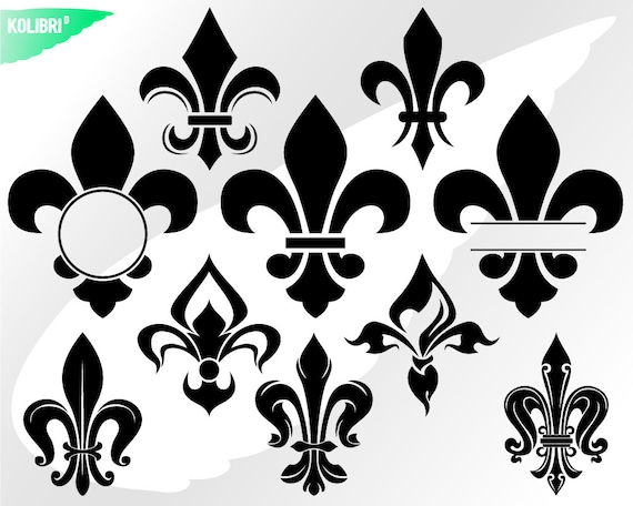 Fleur De Lis Frame Clip Art