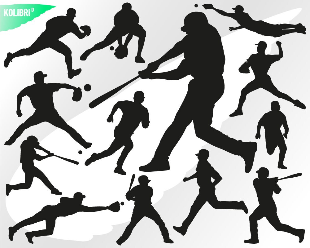 Baseball Player Sliding Clip Art