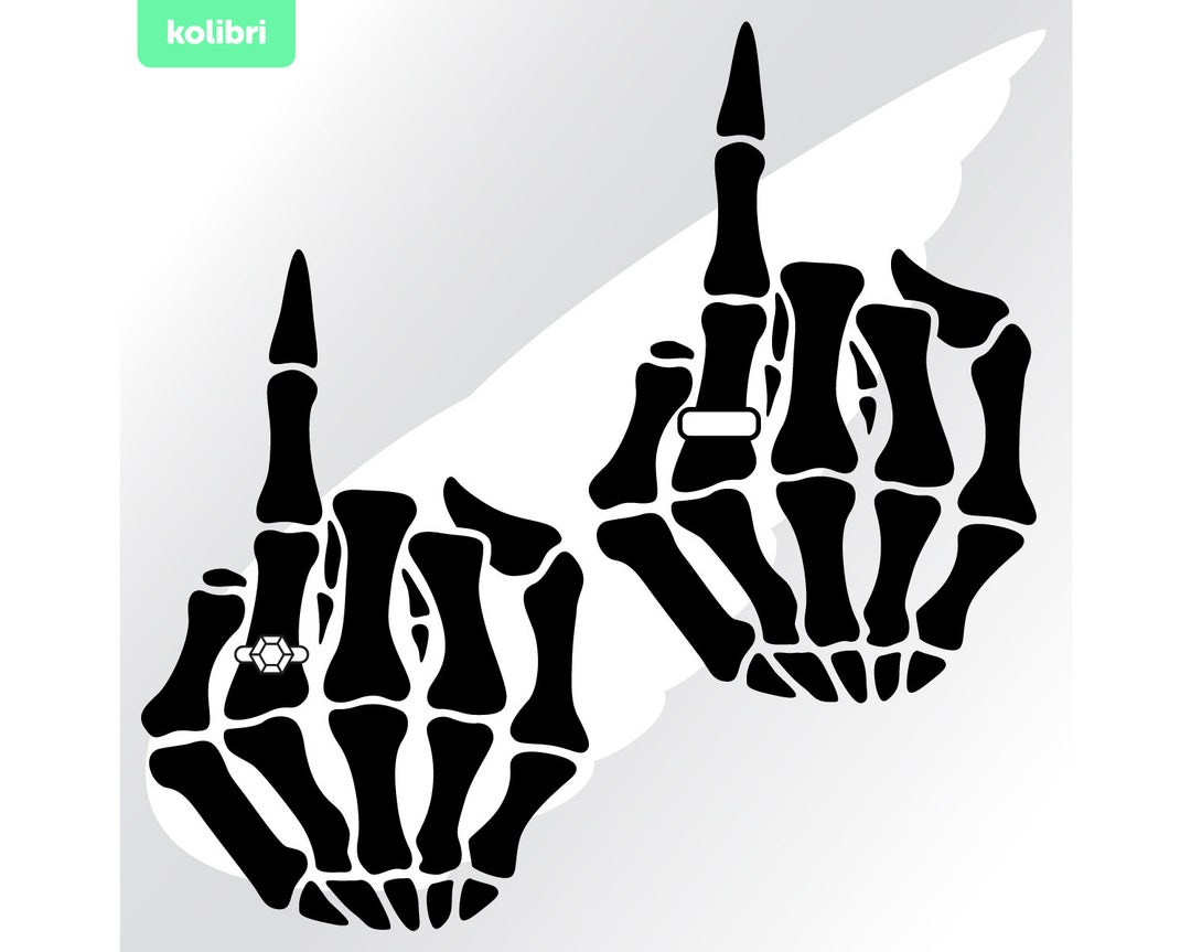 Skeleton Bride Finger Svg – Skeleton Svg – Bride Svg – Groom Svg ...