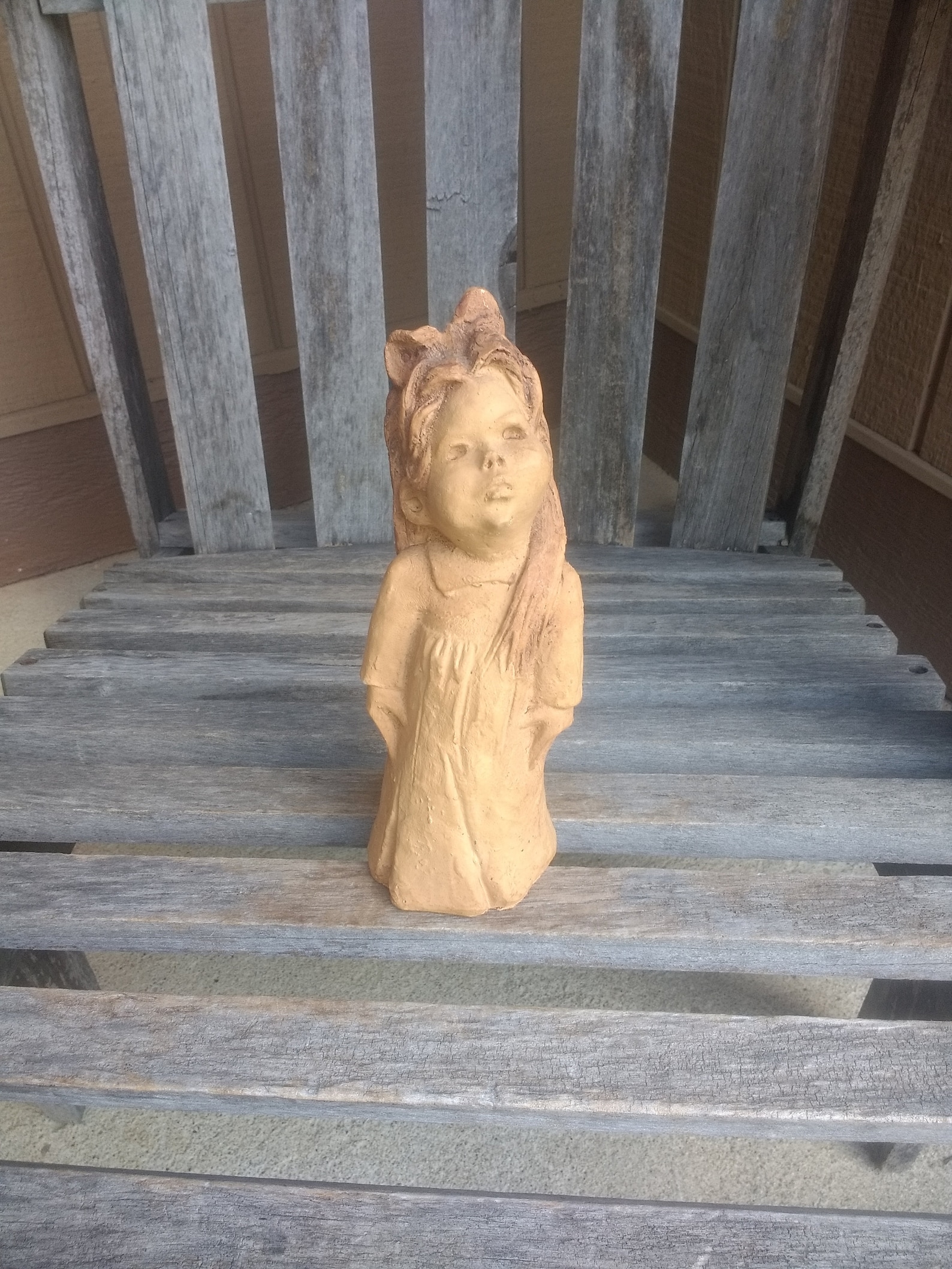 Vintage Lee Bortin Originals Sculpture Little Girl Figurine Statue ...