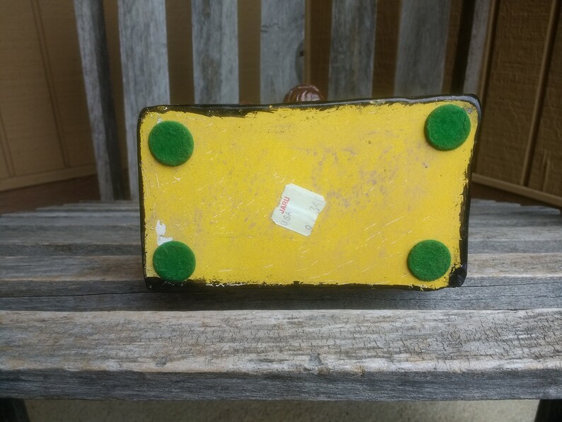 Vintage Jaru the Thinker Sculpture Brown and Black Art - Etsy