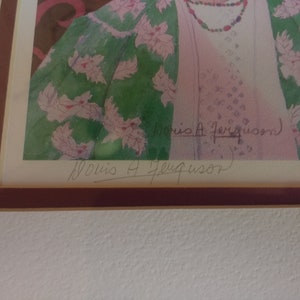 Vintage Doris A Ferguson Signed Print Titled when Trudy Says Roses, It ...