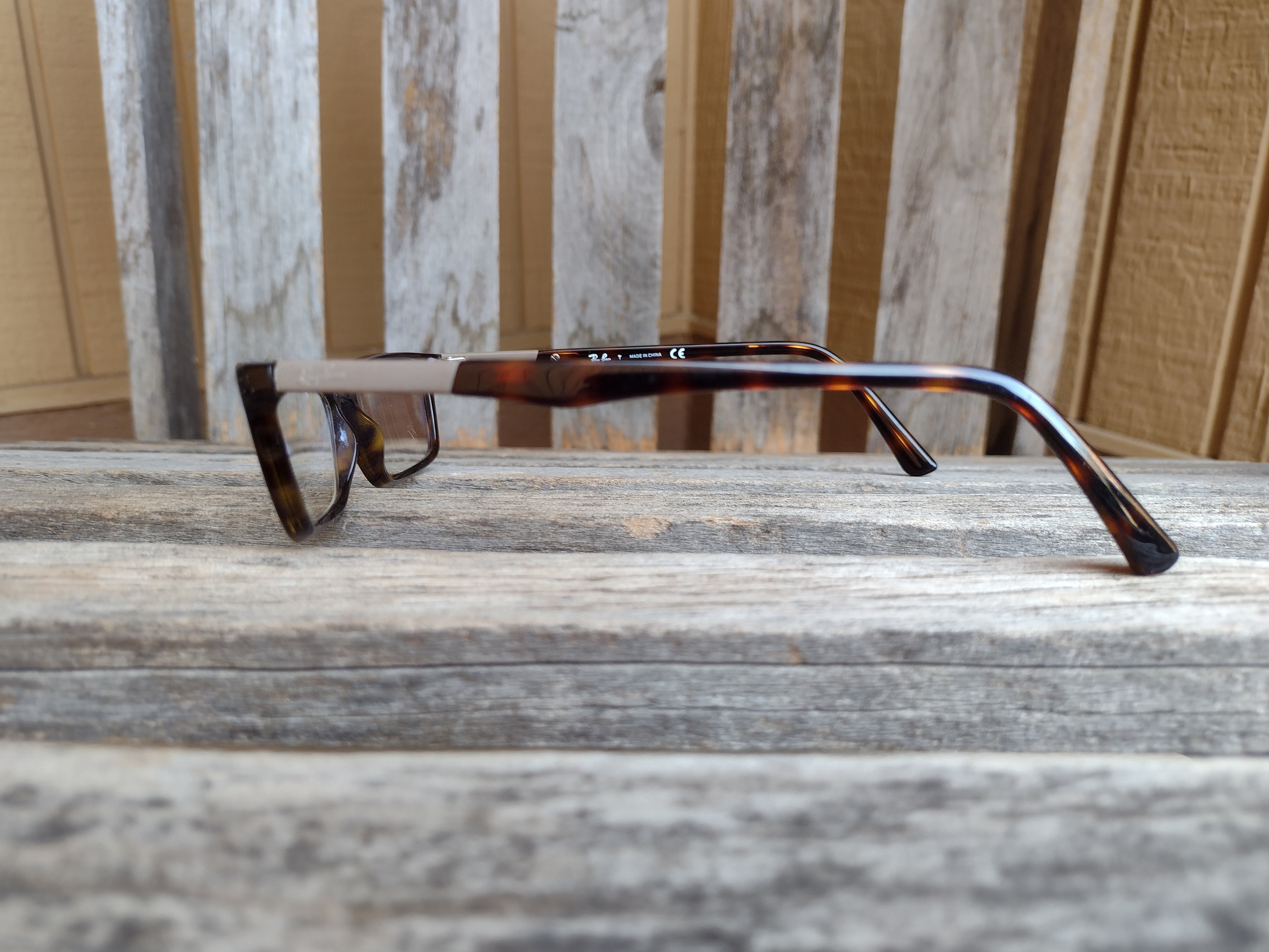 Ray-ban Plastic Brown Tortoise Shell Eyeglasses frames Only - Etsy