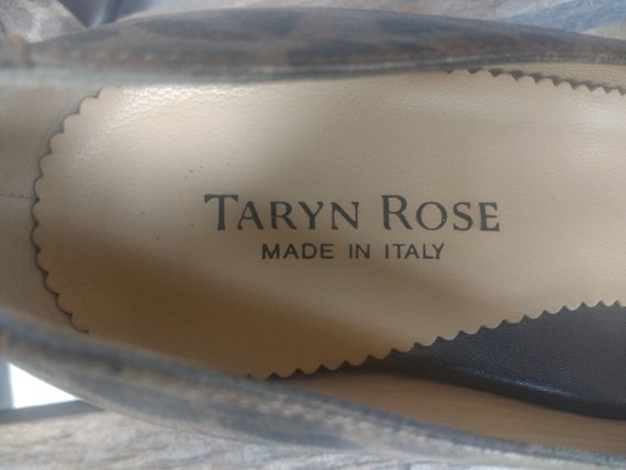 Vintage Taryn Rose Leather Animal Print Pumps Italian… - Gem
