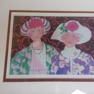 Vintage Doris A Ferguson Signed Print Titled when Trudy Says Roses, It ...