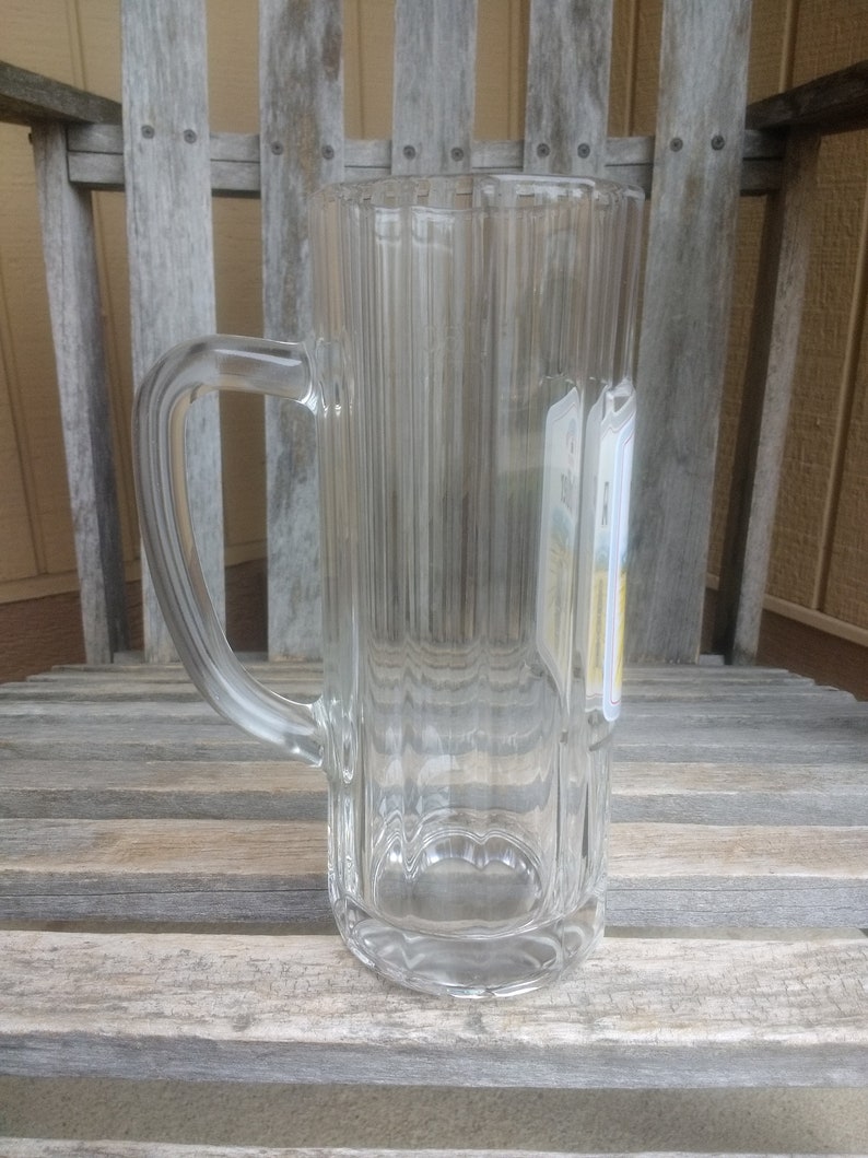 Vintage HB Henninger Radler Beer Stein Retro Large Bavarian Beer Glass ...