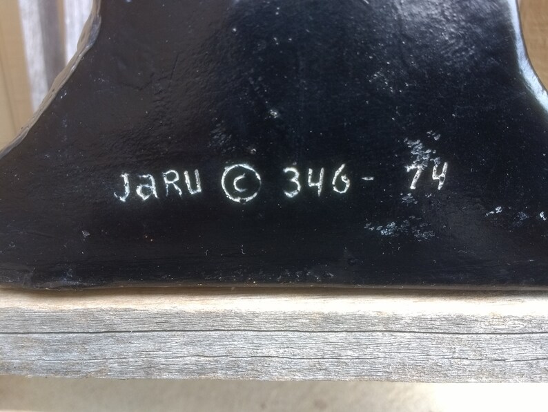 Vintage Jaru the Thinker Sculpture Brown and Black Art - Etsy