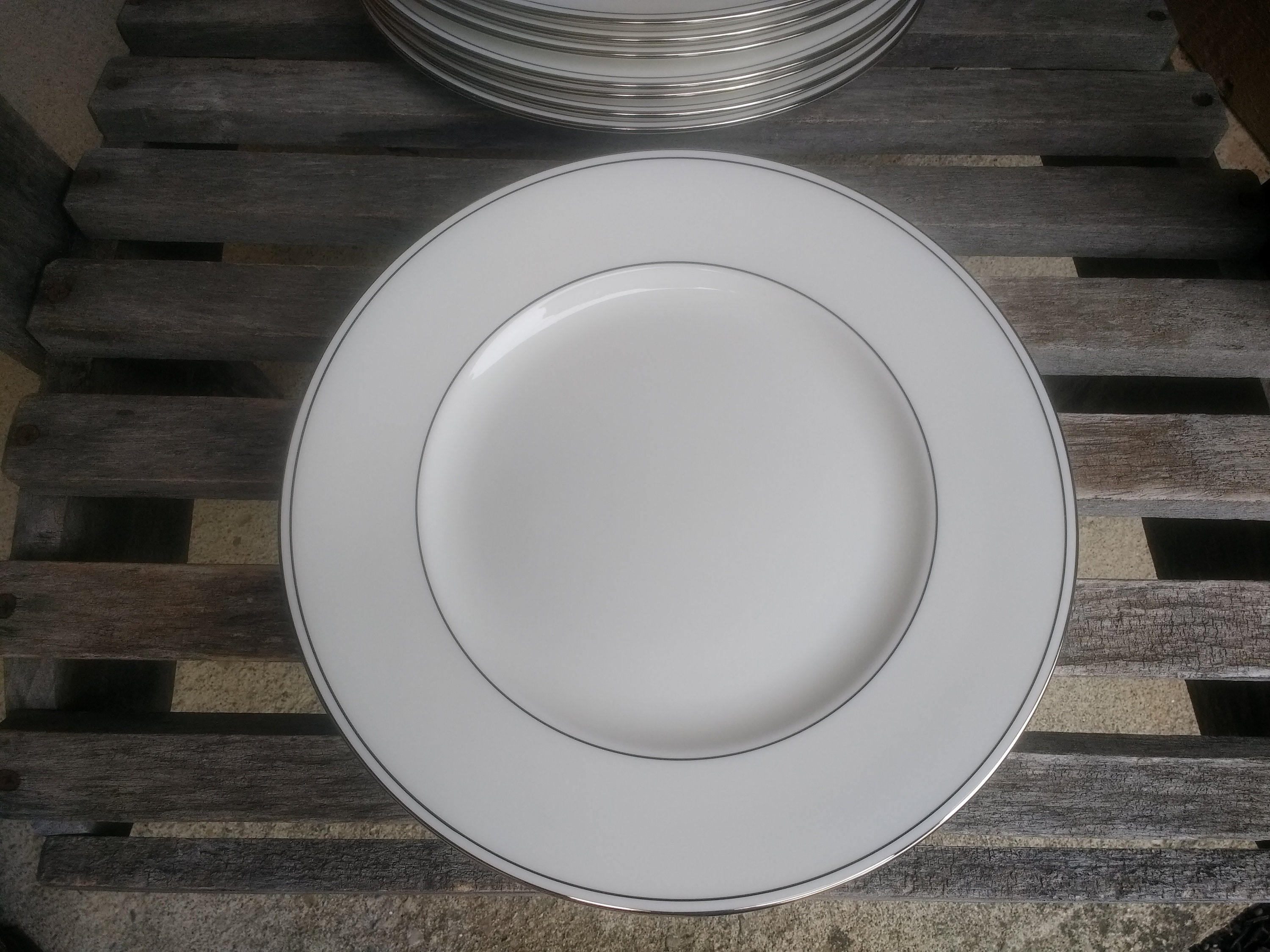 Vintage Lenox Classics Collection White Fine Bone China Dinner - Etsy