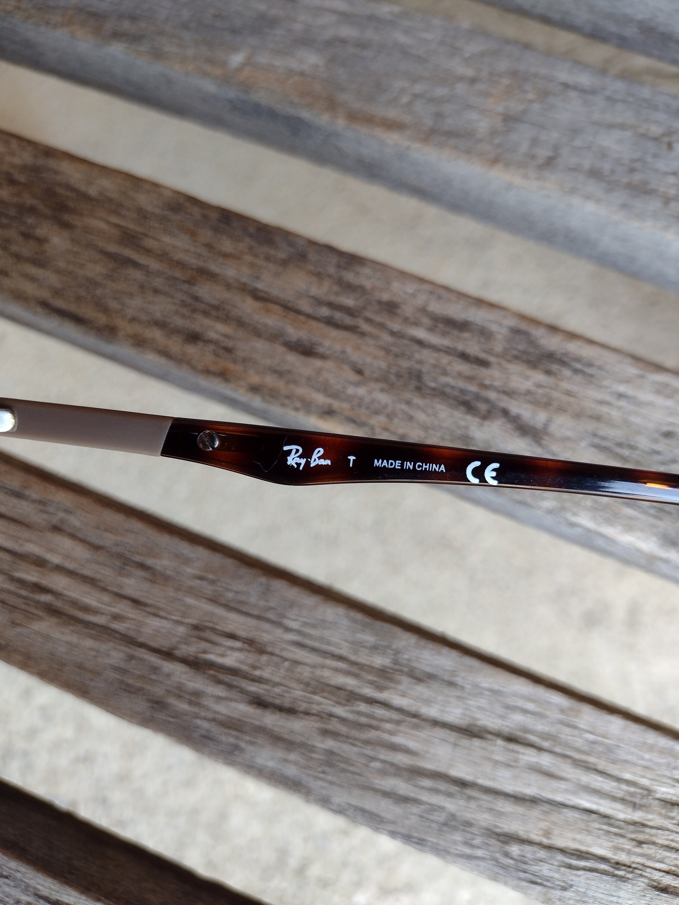 Ray-ban Plastic Brown Tortoise Shell Eyeglasses frames Only - Etsy