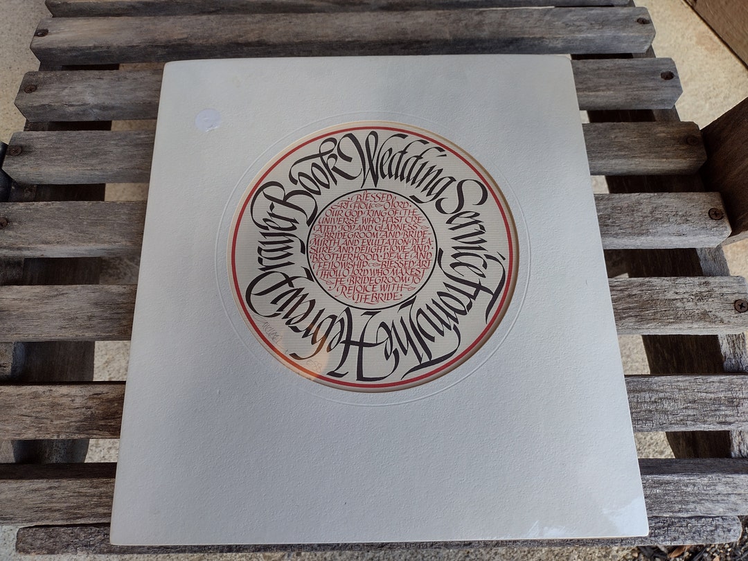 Michael Podesta Religious Calligraphy Art Print Titled Wedding Service ...