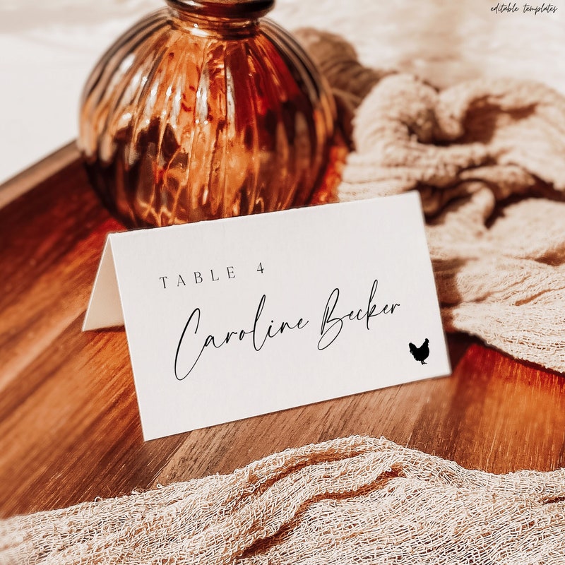 Table Seating Name Cards - Etsy