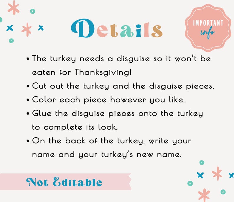Disguise a Turkey Firefighter, Turkey in Disguise Printable, Hide the ...