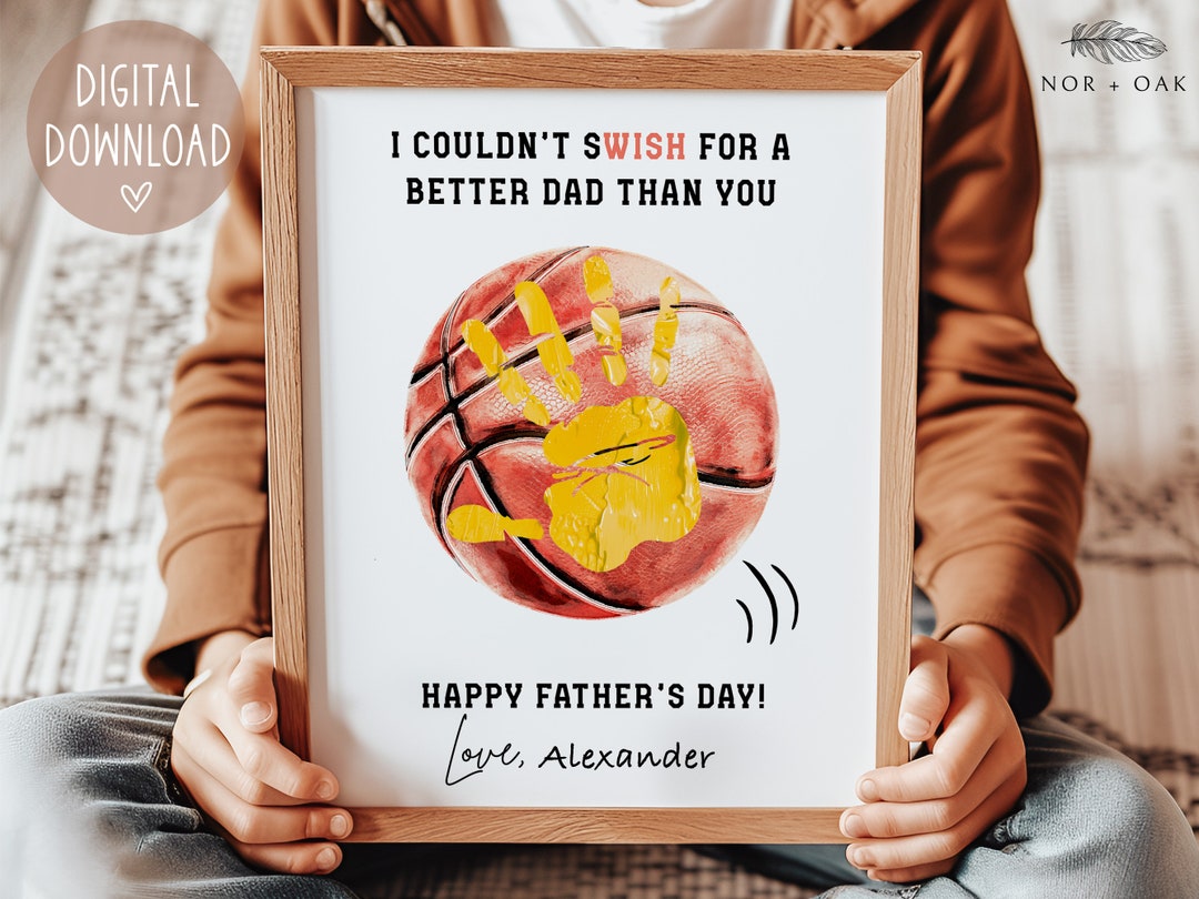 Fathers Day Handprint Craft, Fathers Day Gift, Fathers Day Print ...