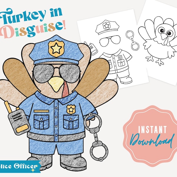 Turkey Police Officer Disguise - Etsy