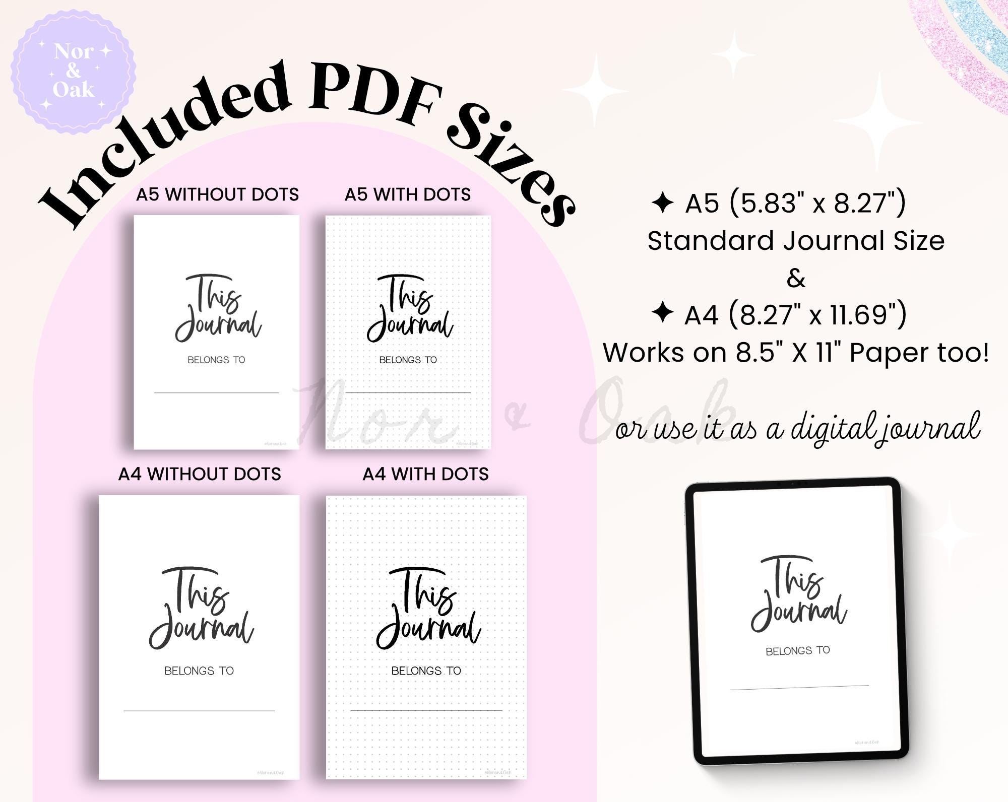 This Journal Belongs to Printable, Journal Printable, Journal Cover ...