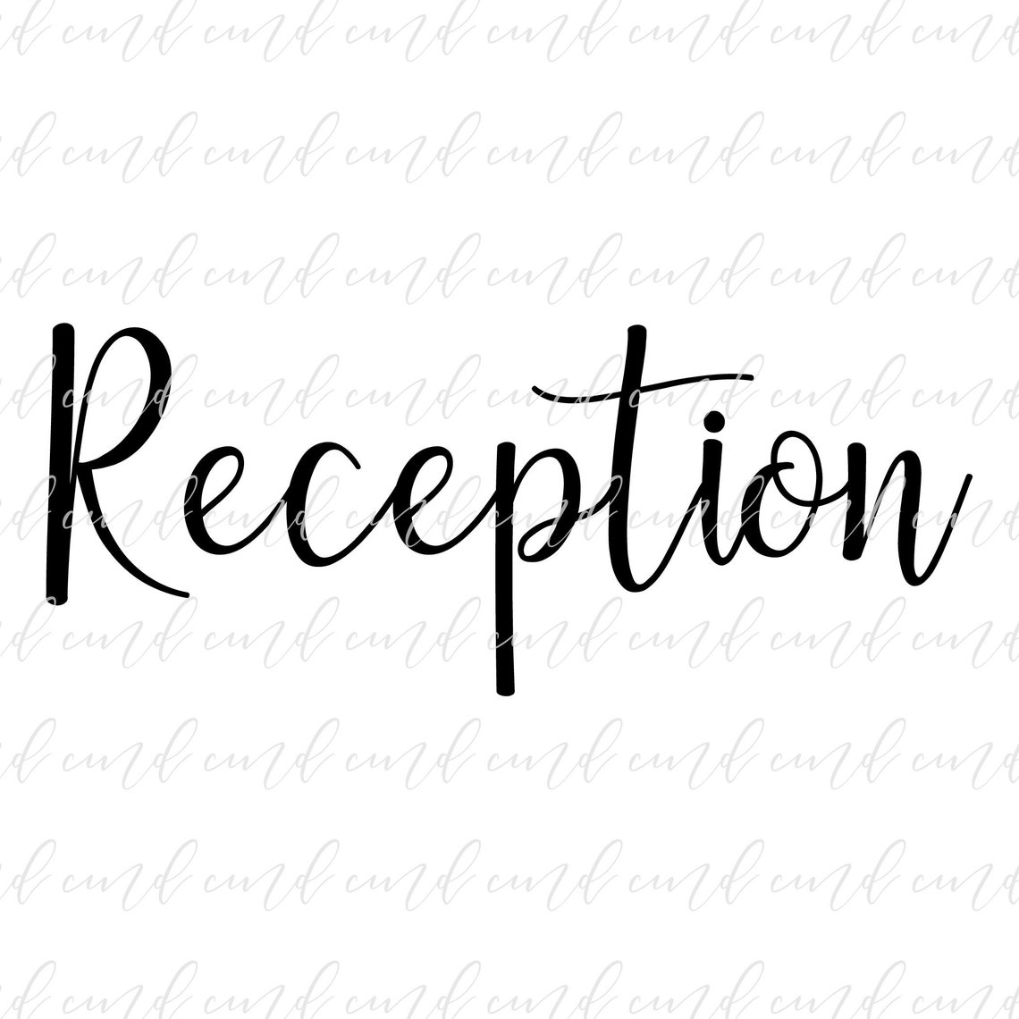 Reception Svg Reception Sign Svg Wedding Svg Wedding Sign - Etsy