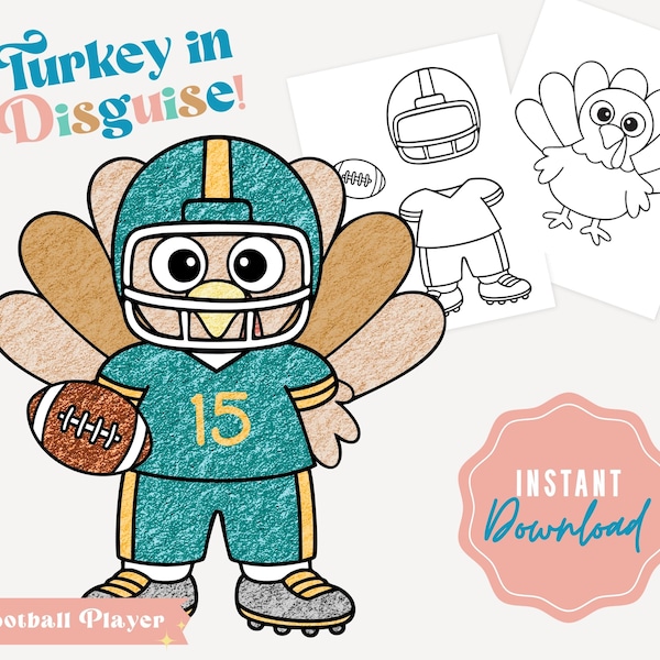 Turkey Football - Etsy