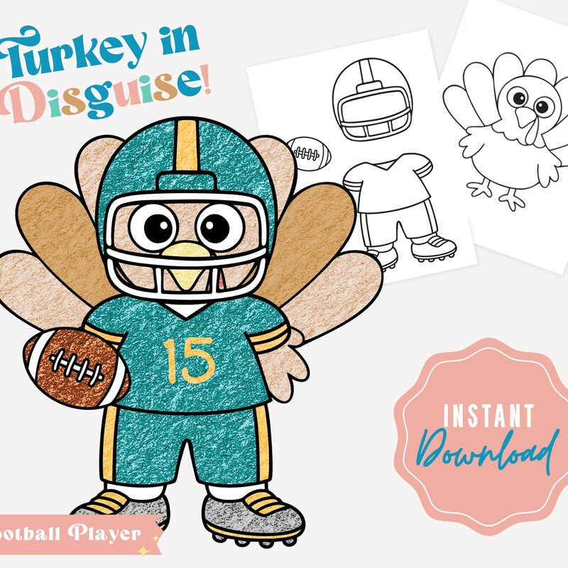 Turkey Football - Etsy