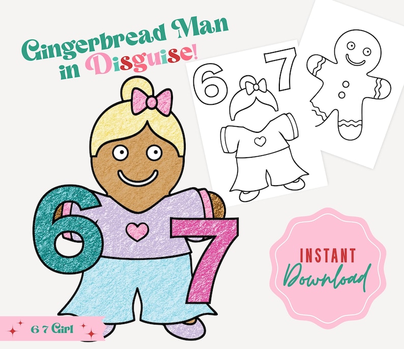 Disguise a Gingerbread Man Six Seven, Gingerbread Disguise Printable 6 ...
