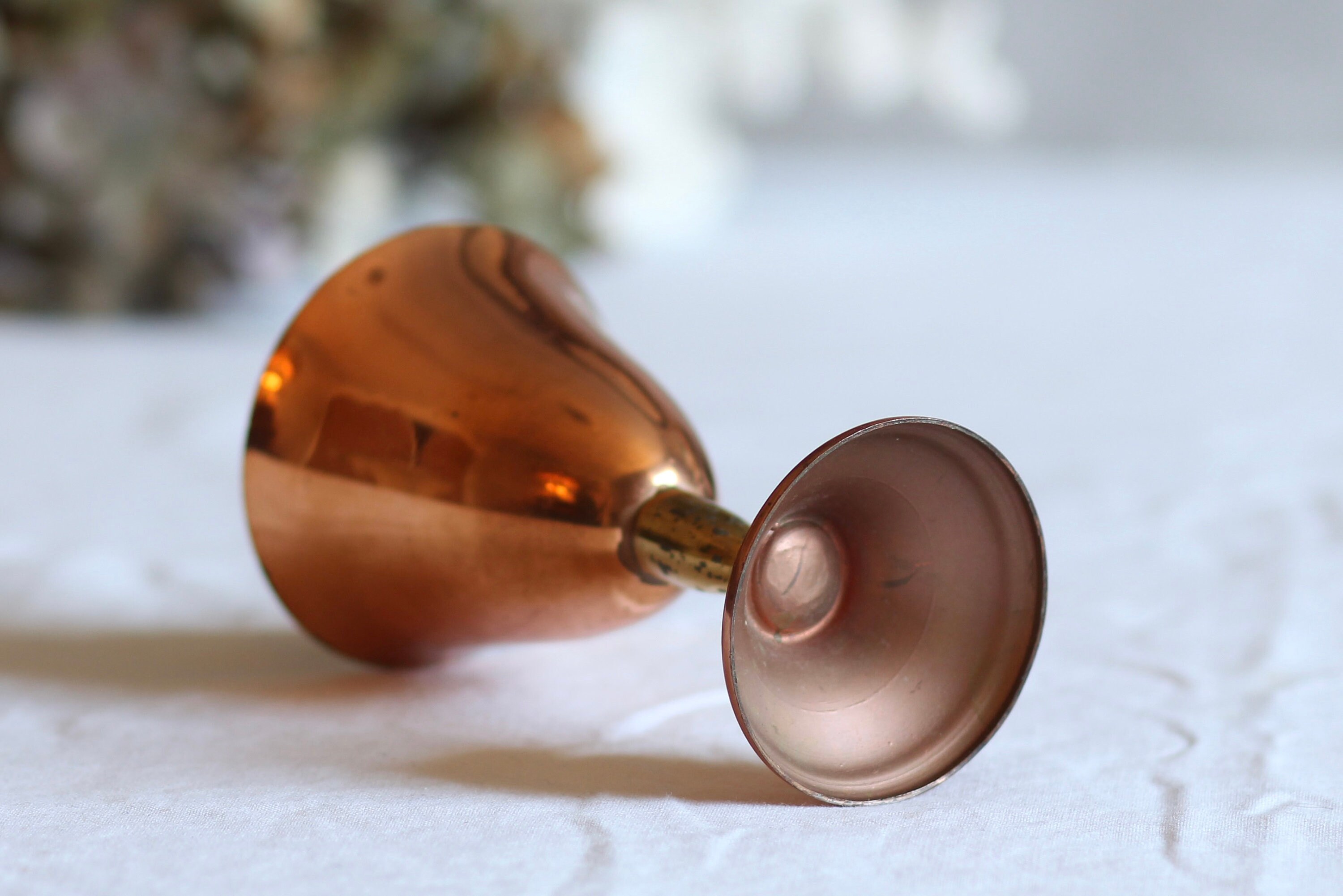 Set of Mid-century Tray and Four Goblets. Hammered Copper. - Etsy