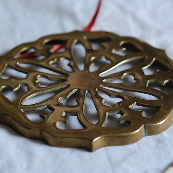 Brass Trivet - Etsy