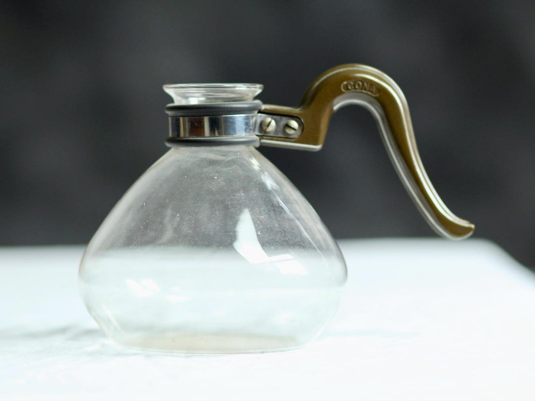 Vintage Coffee Flask. Clear Glass. Cona Junior Kitchen Model. Small ...