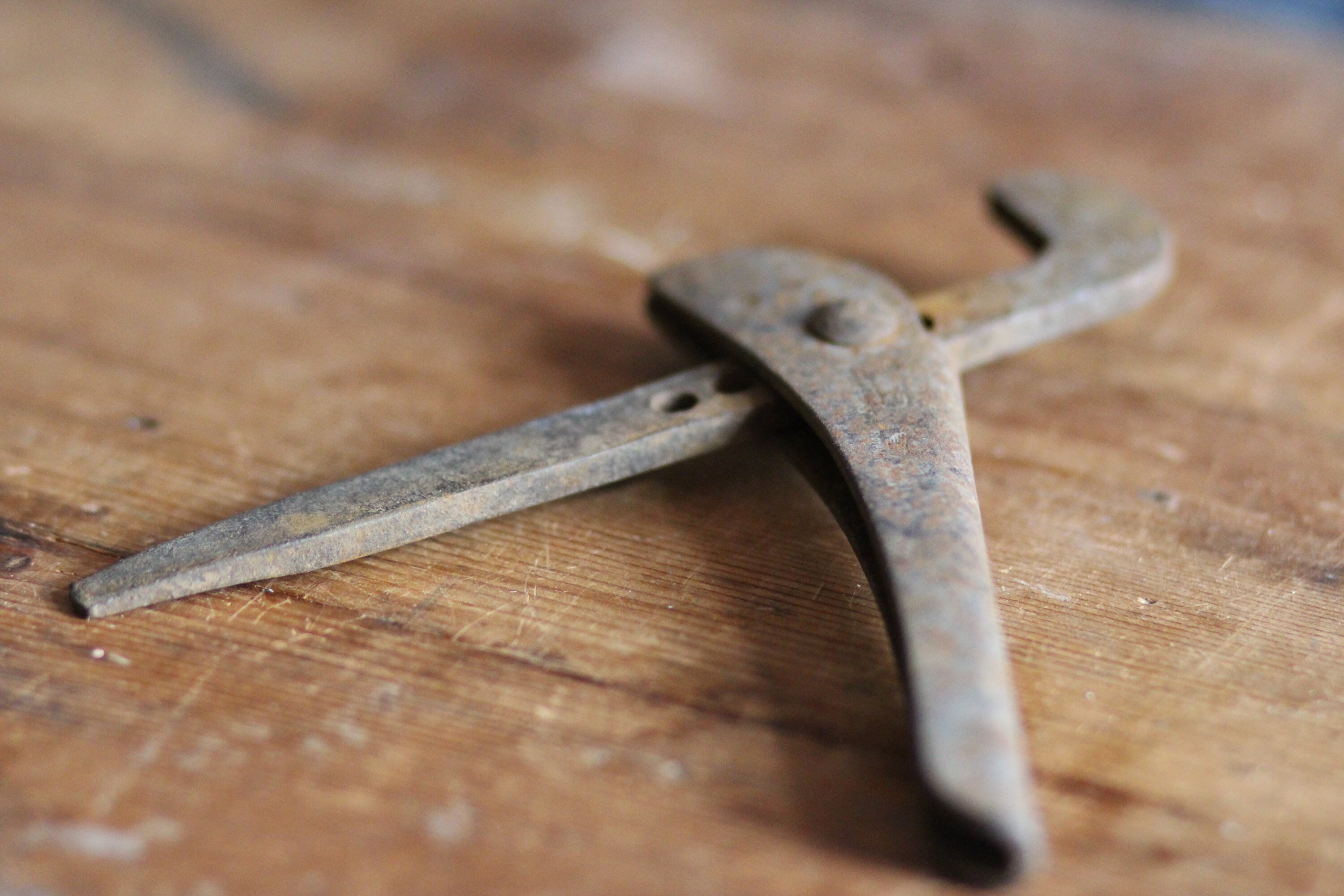 Vintage Cast Metal Spanner. Tool Chest. Industrial. Functional ...