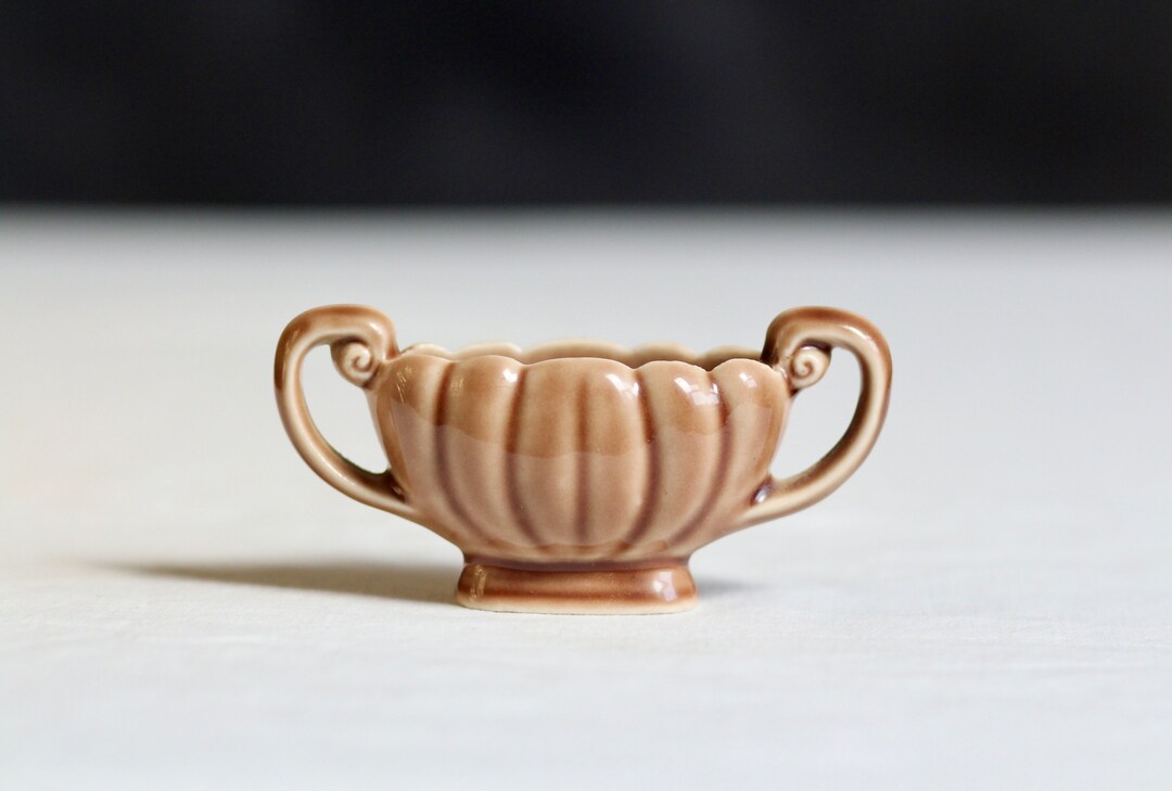 Vintage Urn-shaped Trinket Dish. Wade. Buff Glaze. Miniature. Earring ...